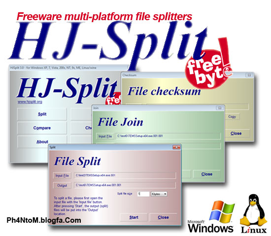 بهترين برنامه هاي كاربردي|Ph4NtoM | file split